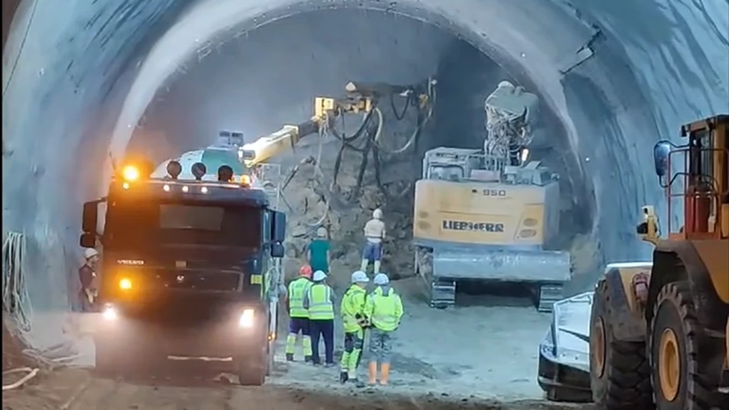 Video. Imagini spectaculoase cu primul tunel veritabil de