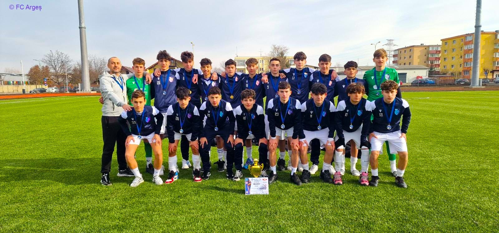 FC Argeș U 15, performanță remarcabilă! Eduard Tudoran, golgheter